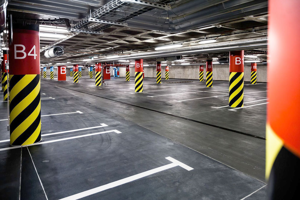 parking-garage-line-painting | Anka Ankara Epoksi Zemin Kaplama